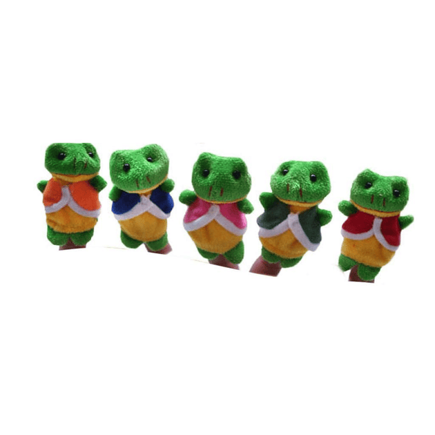 Five Little Speckled Frogs Finger Puppets (set of 5) – The Interiors Barn