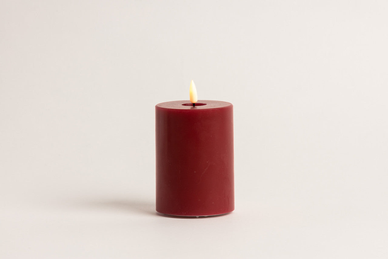 Pillar LED Candle Range - Red – The Interiors Barn