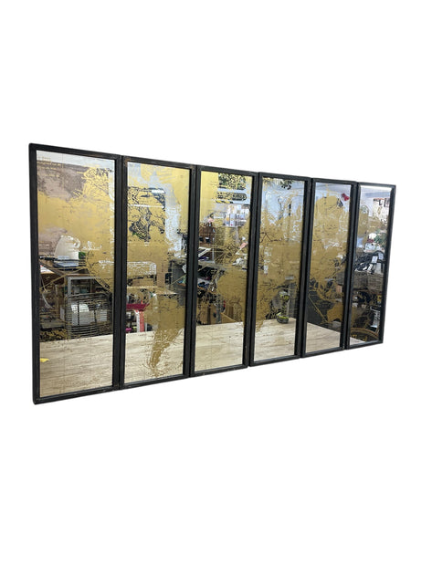Map Of The World Mirrors – The Interiors Barn