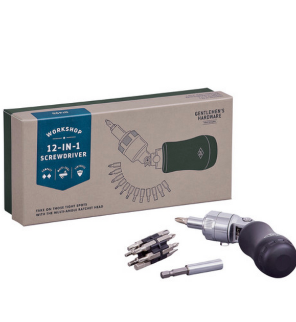 GENTLEMEN'S HARDWARE 12-IN-1 SCREWDRIVER – The Interiors Barn