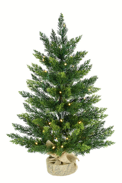 Cypress Pre-Lit Table Top Tree 64cm – The Interiors Barn
