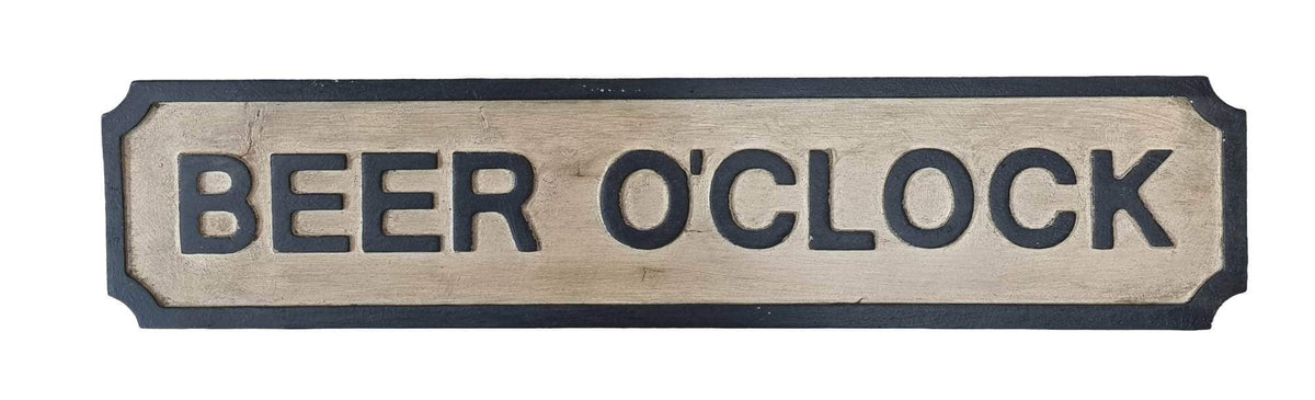 Small BEER O'CLOCK Sign – The Interiors Barn