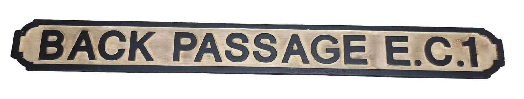 Back Passage Wooden Road Sign – The Interiors Barn