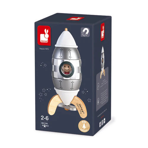 Janod Silver Magnetic Rocket Kit – The Interiors Barn