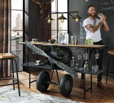 Vintage Aeroplane Bar Counter – The Interiors Barn