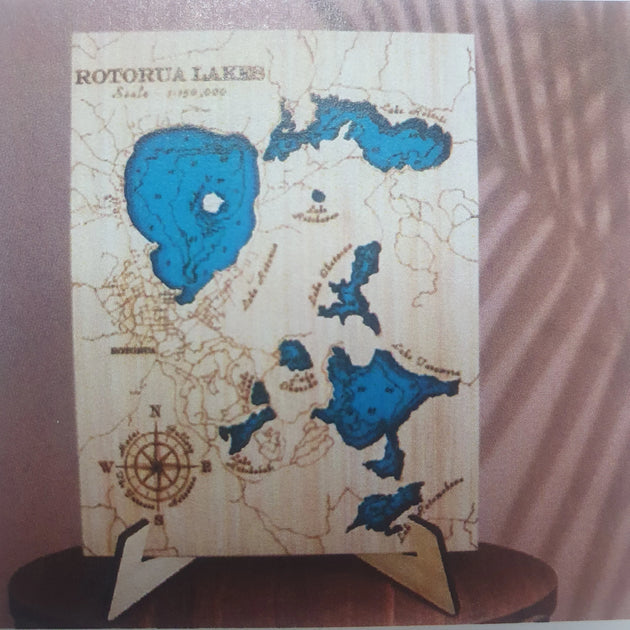 Wooden Maps Block – The Interiors Barn