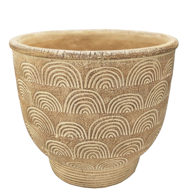 Nia Rainbow Planter - Sand – The Interiors Barn