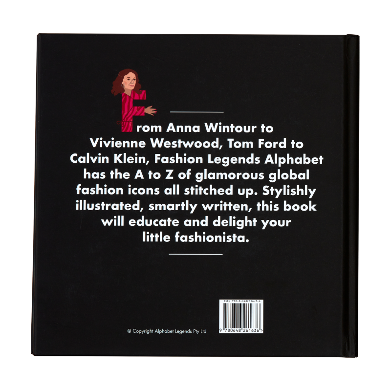 Fashion Legends Alphabet - Book – The Interiors Barn