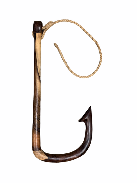 Wooden Fish Hook Sculpture – The Interiors Barn