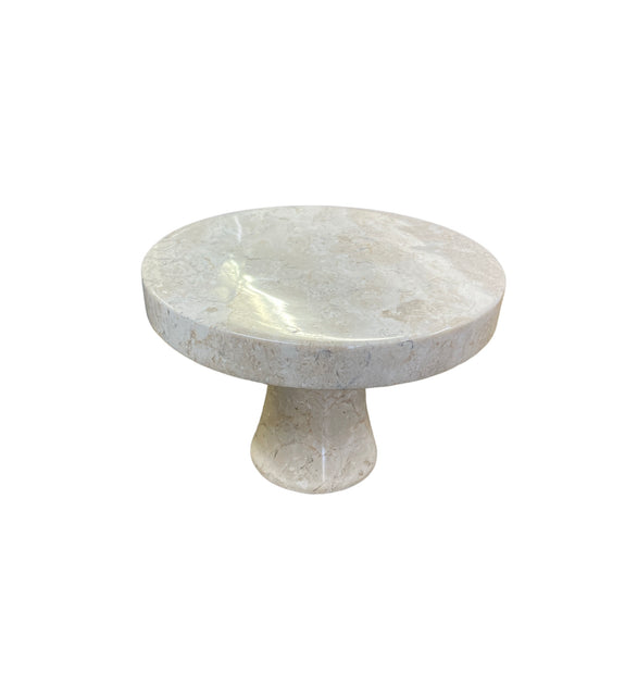 Round Marble Cake Plate Stand – The Interiors Barn