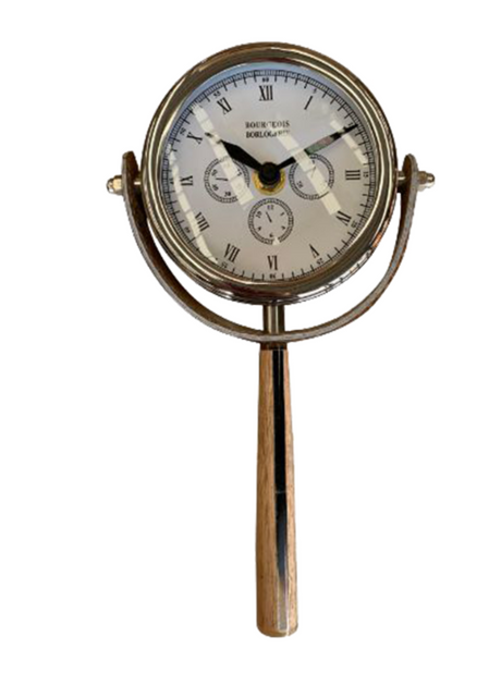 HAND HELD CLOCK WITH HAIR DETAIL – The Interiors Barn