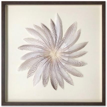 Natural Feather Shadow Box – The Interiors Barn