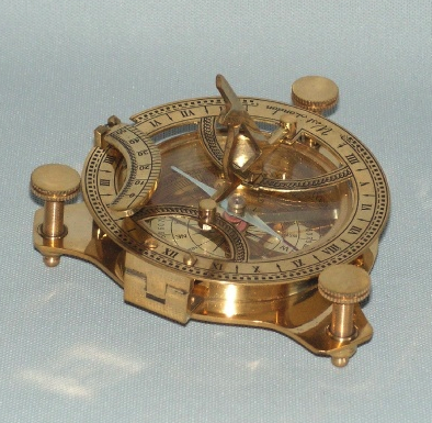 Brass Compass and Sundial – The Interiors Barn