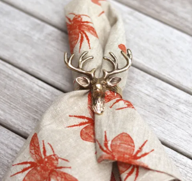 Gold Elk Napkin RIng – The Interiors Barn