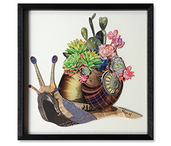 Snail Collage Art Frank – The Interiors Barn